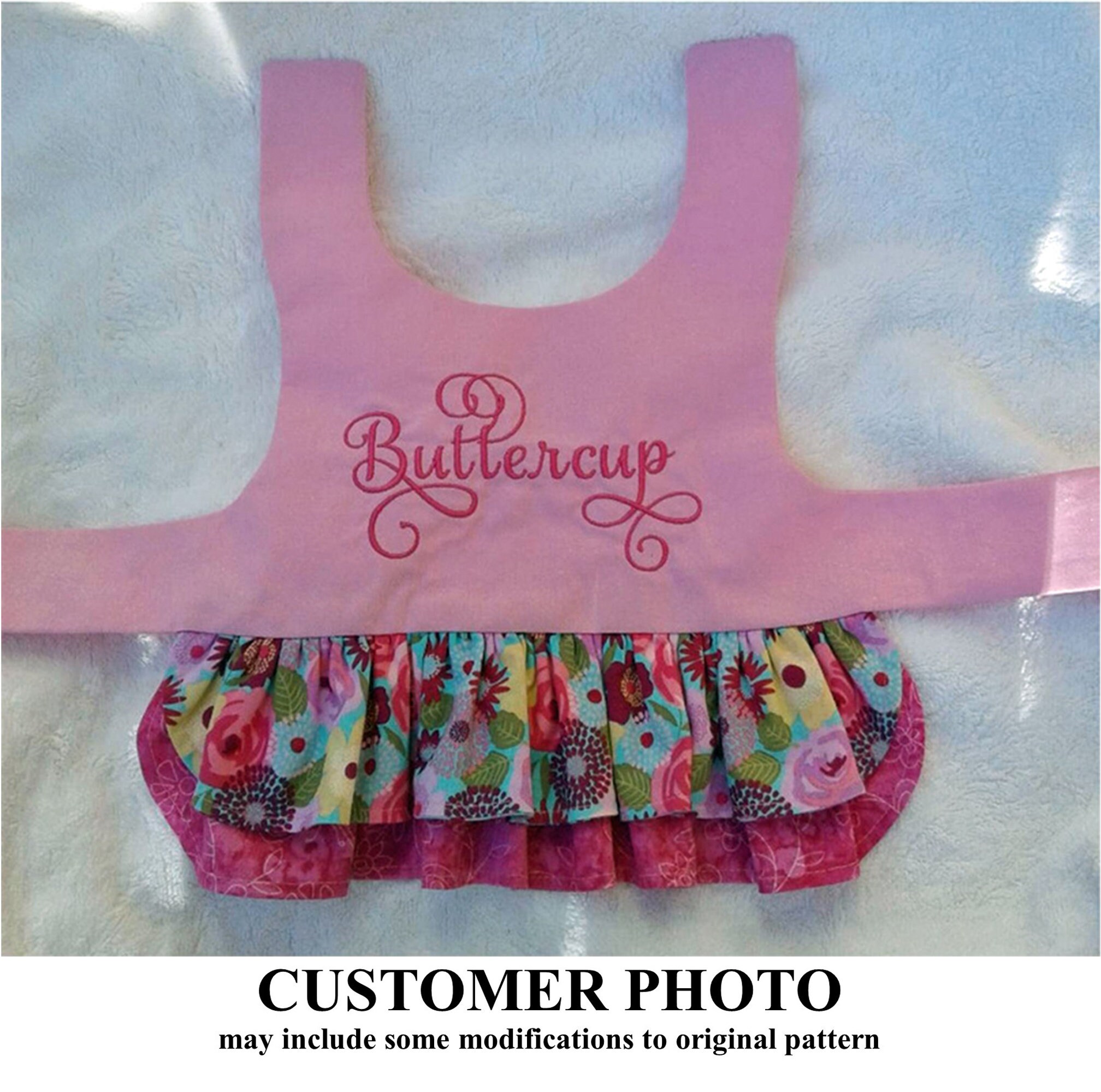 Ruffle Dog Harness Sewing Pattern 1635 Dog Sewing Patterns | Etsy