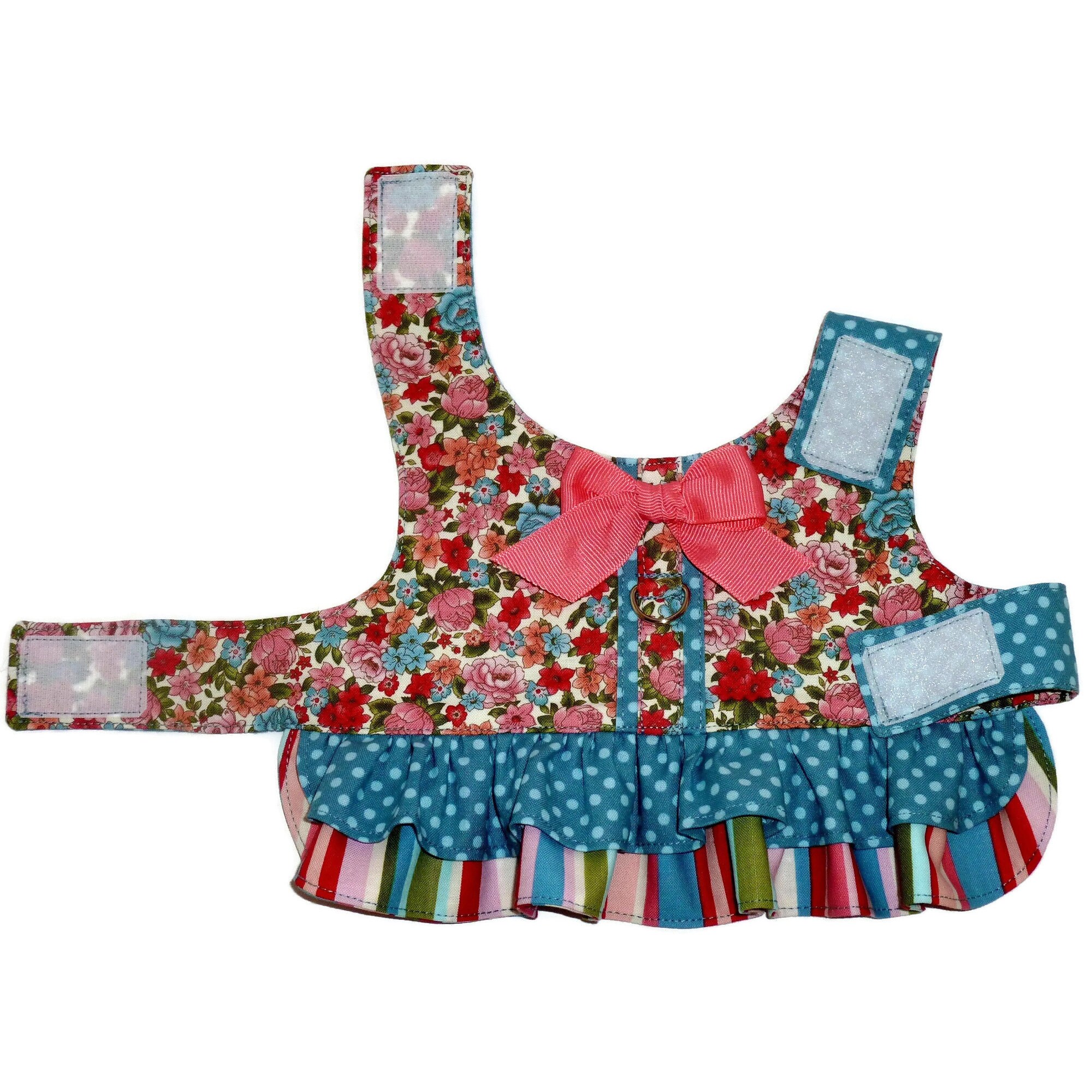 Ruffle Dog Harness Sewing Pattern 1635 Dog Clothes Patterns | Etsy