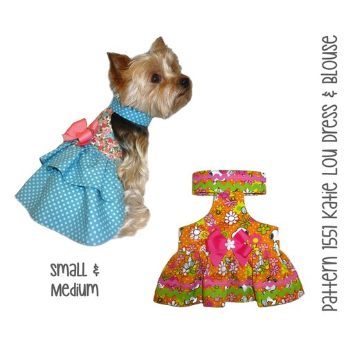 Party Animal Dog Dress Sewing Pattern 1565 Fox Face Dress | Etsy