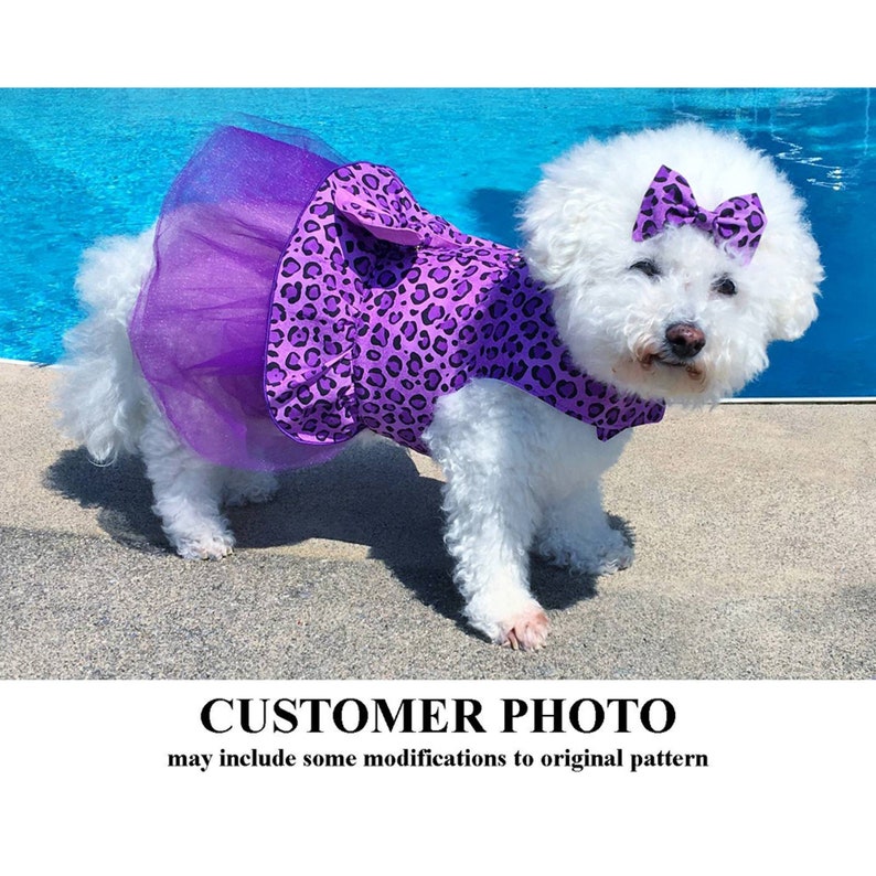 Dog Tutu Dress Sewing Pattern 1701 Pet Tutu Cat Tutu Dog - Etsy