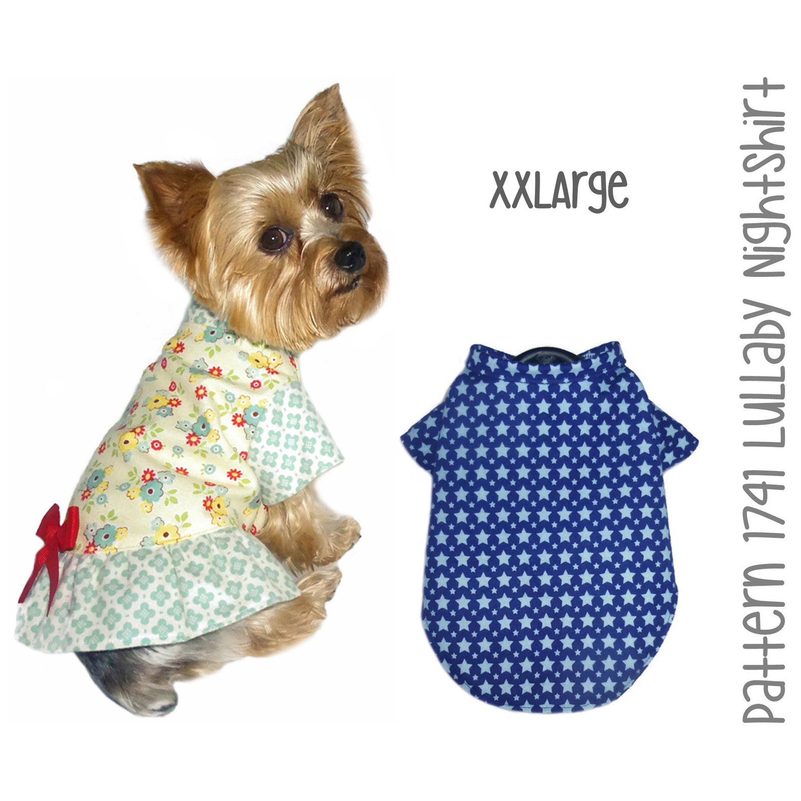 Dog Pajamas Sewing Pattern 1741 Pet Dog Pjs Dog Clothes - Etsy