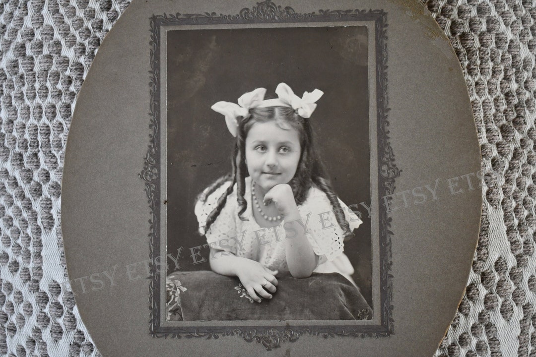 Real Victorian Portrait Photo Cabinet Card Interesting Fashion ...