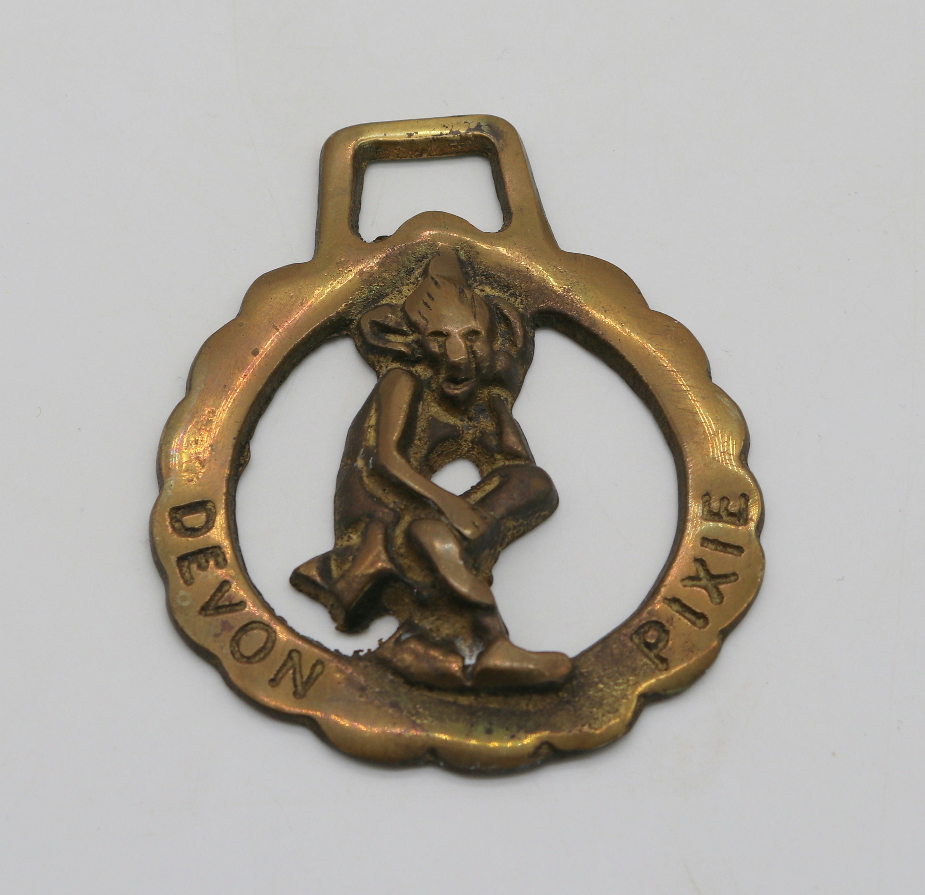 Vintage Lucky Devon Pixie Horse Brass Martingale Brass Horse Harness Decoration Collectibles Art ...