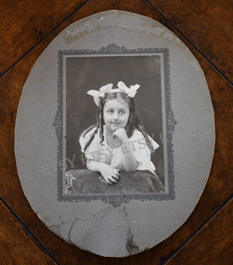 Real Victorian Portrait Photo Cabinet Card Interesting Fashion ...