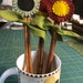 2.5 Inch Penny Flowers With 10 Inch Cinnamon Stick Stems. Set of 3 - Etsy