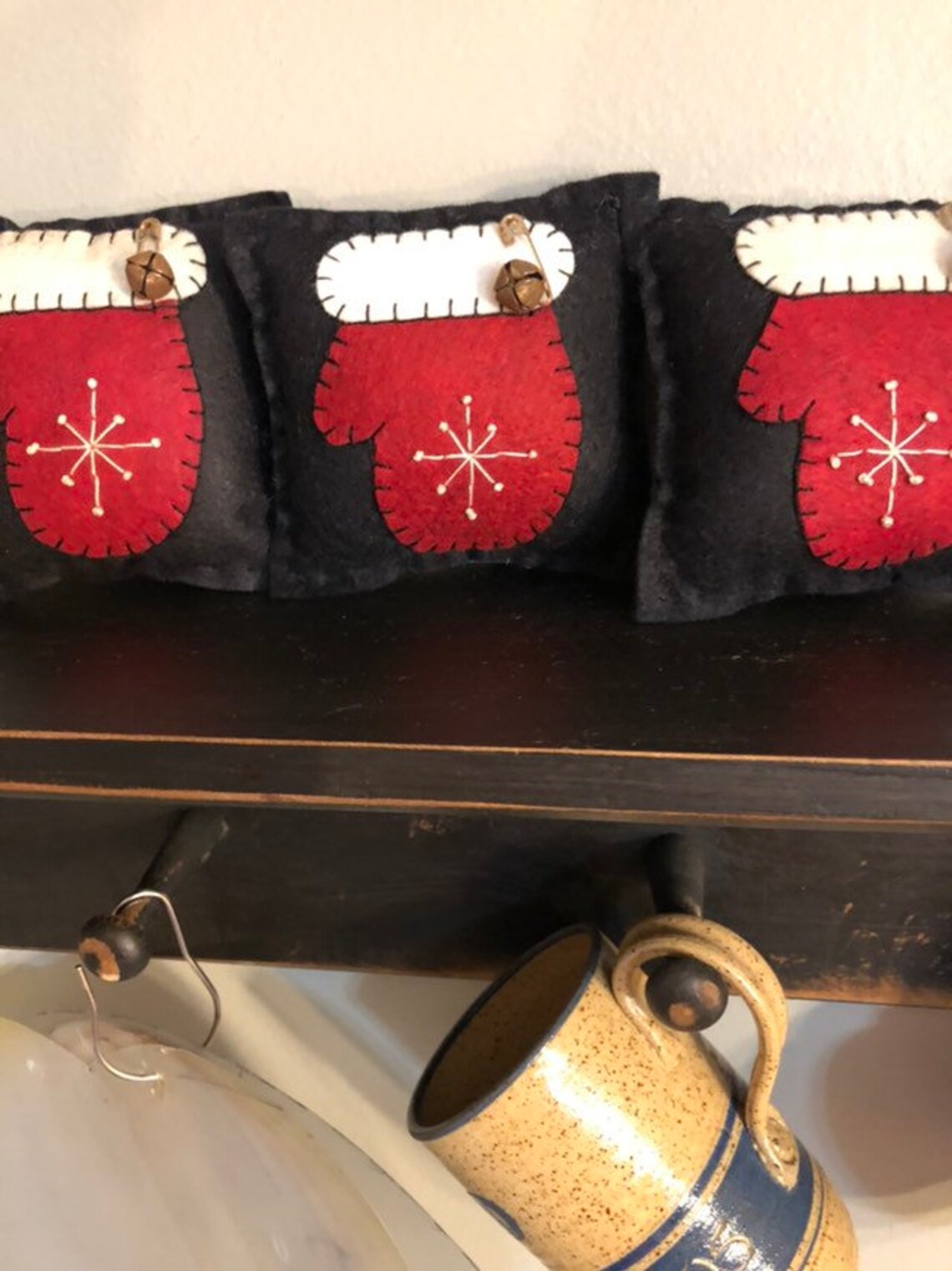 Wool Felt Bowl Filler Mitten / Mitten Wool Felt Bowl Filler / - Etsy