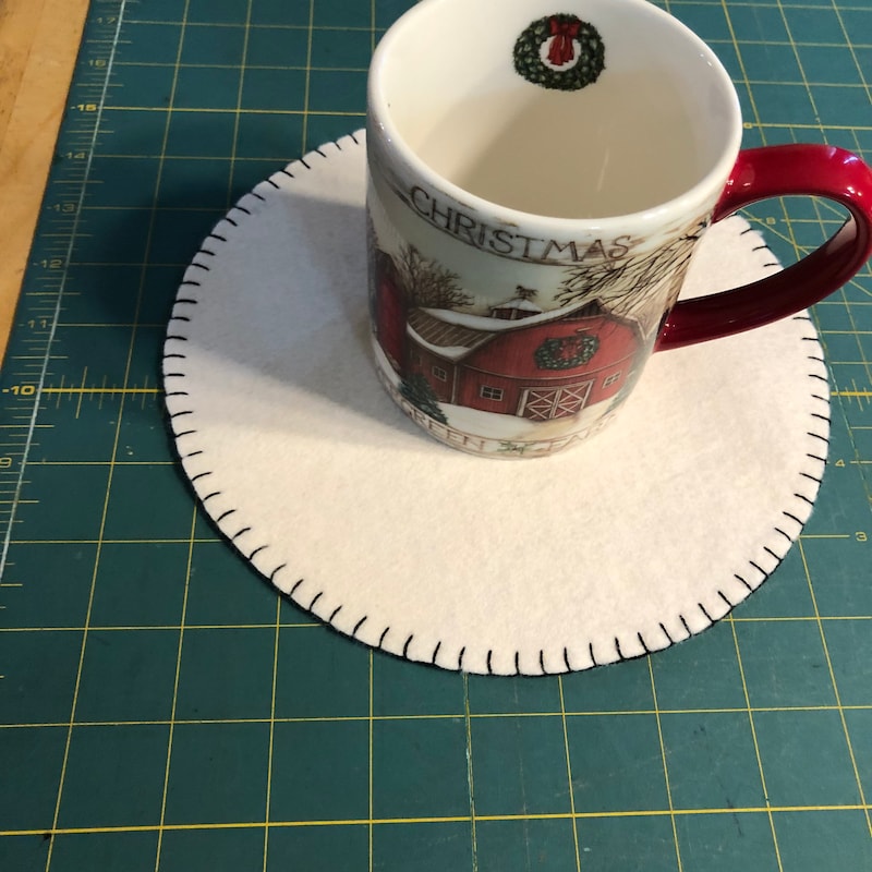 Wool Candle Mat - Etsy