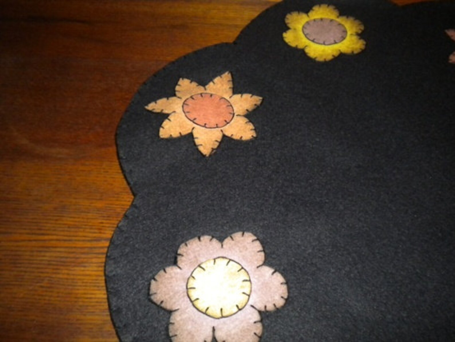 18 Inch Table Mat With Spring Flowers - Etsy