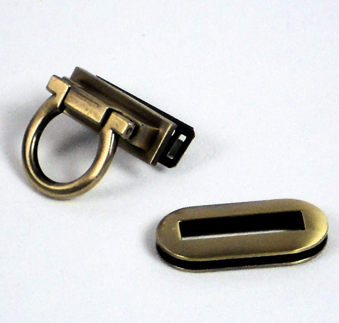 Antique Brass Turnlock Purse Closure Flip Lock Bag Fastener | Etsy