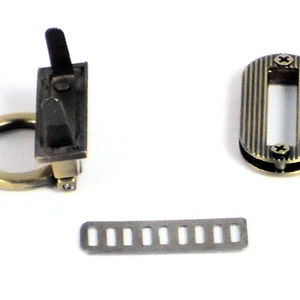 Antique Brass Turnlock Purse Closure, Flip Lock Bag Fastener, Purse ...