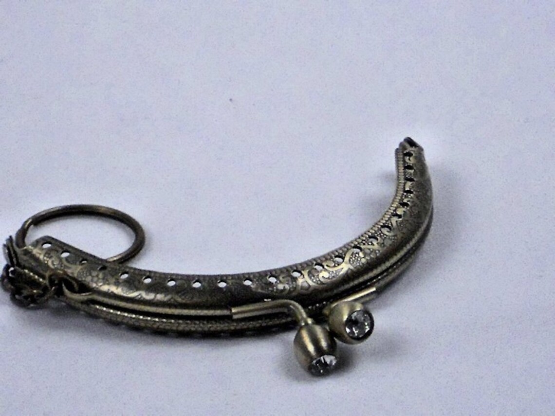 8.5cm Coin Purse Frame, 3inch Halfround Sew on Purse Frame, Faux ...