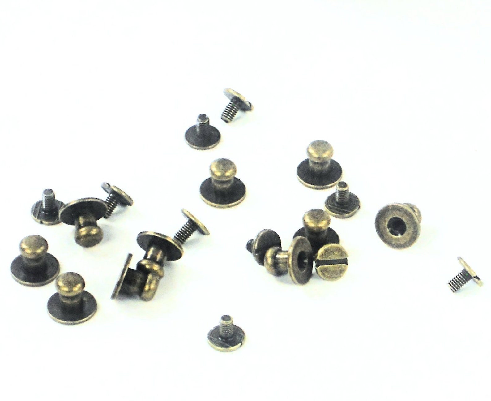 6mm Antique Brass 10pc Set Screw on Rivets Decorative Stud - Etsy