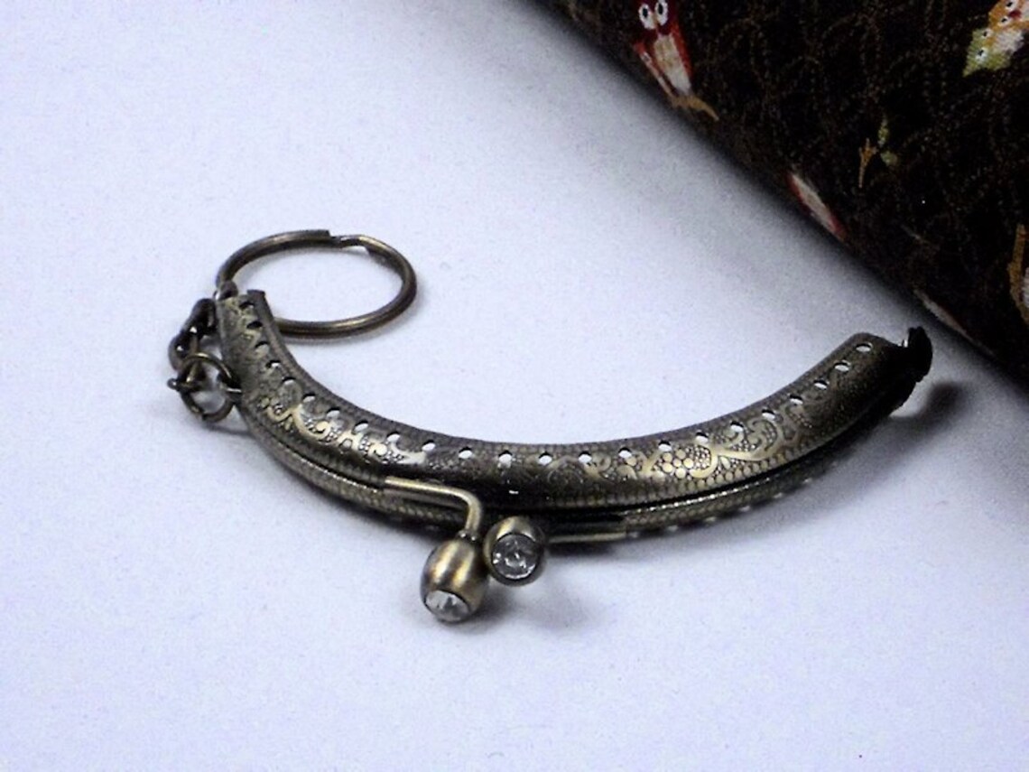 8.5cm Coin Purse Frame, 3inch Halfround Sew on Purse Frame, Faux ...