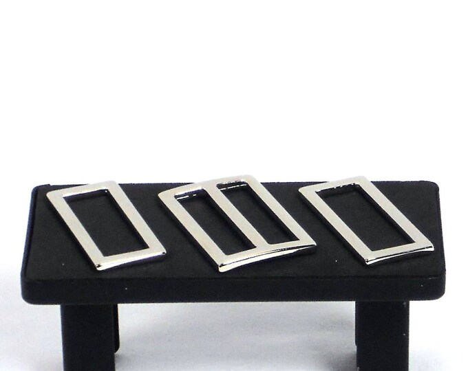 3/4 Rectangle D-rings, Antique Brass 4pc Set, Small D-rings, Purse ...