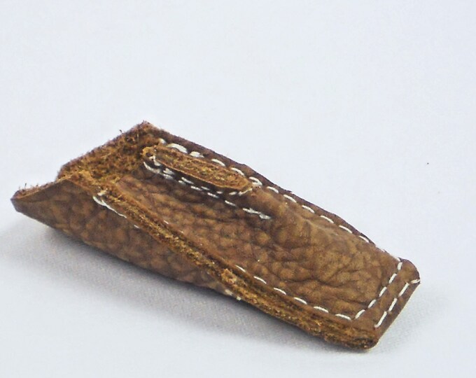 Leather Thimble, Handmade Prairie Sand Soft Flexible Leather Thimble ...