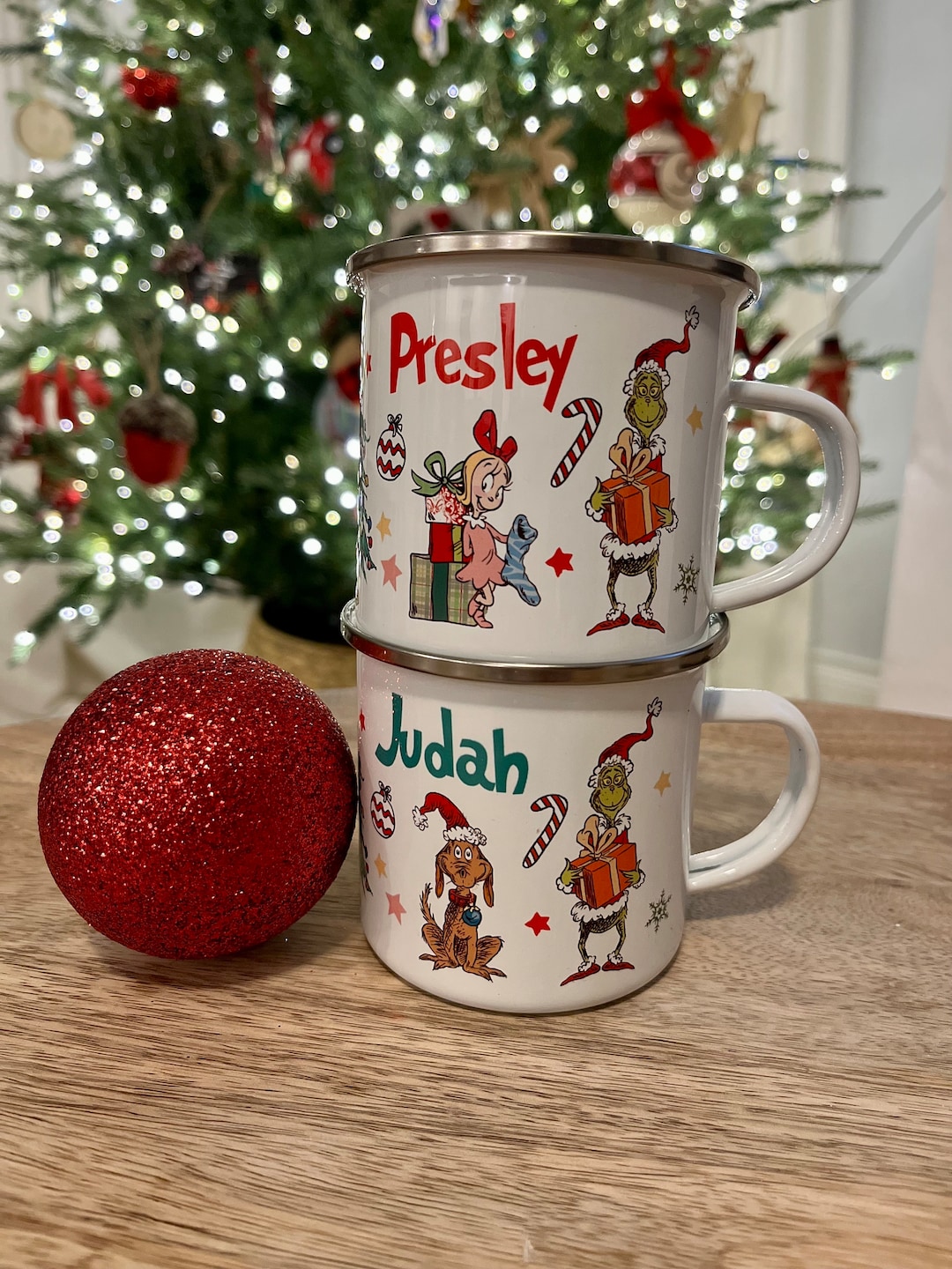 Christmas Mug/kids/grinch/camp Mug - Etsy