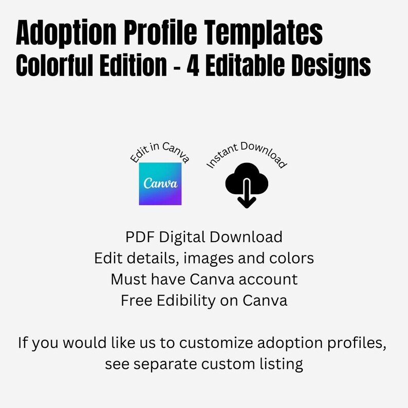 Editable Adoption Canva Template, IG Pet Post Template, Dog Adoption ...