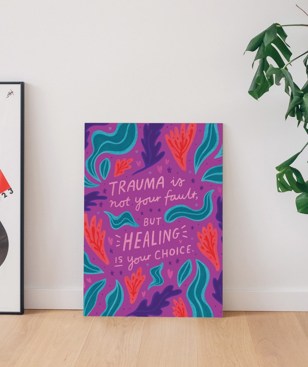 Healing is Your Choice - Digital Art Print File - Motivational ...