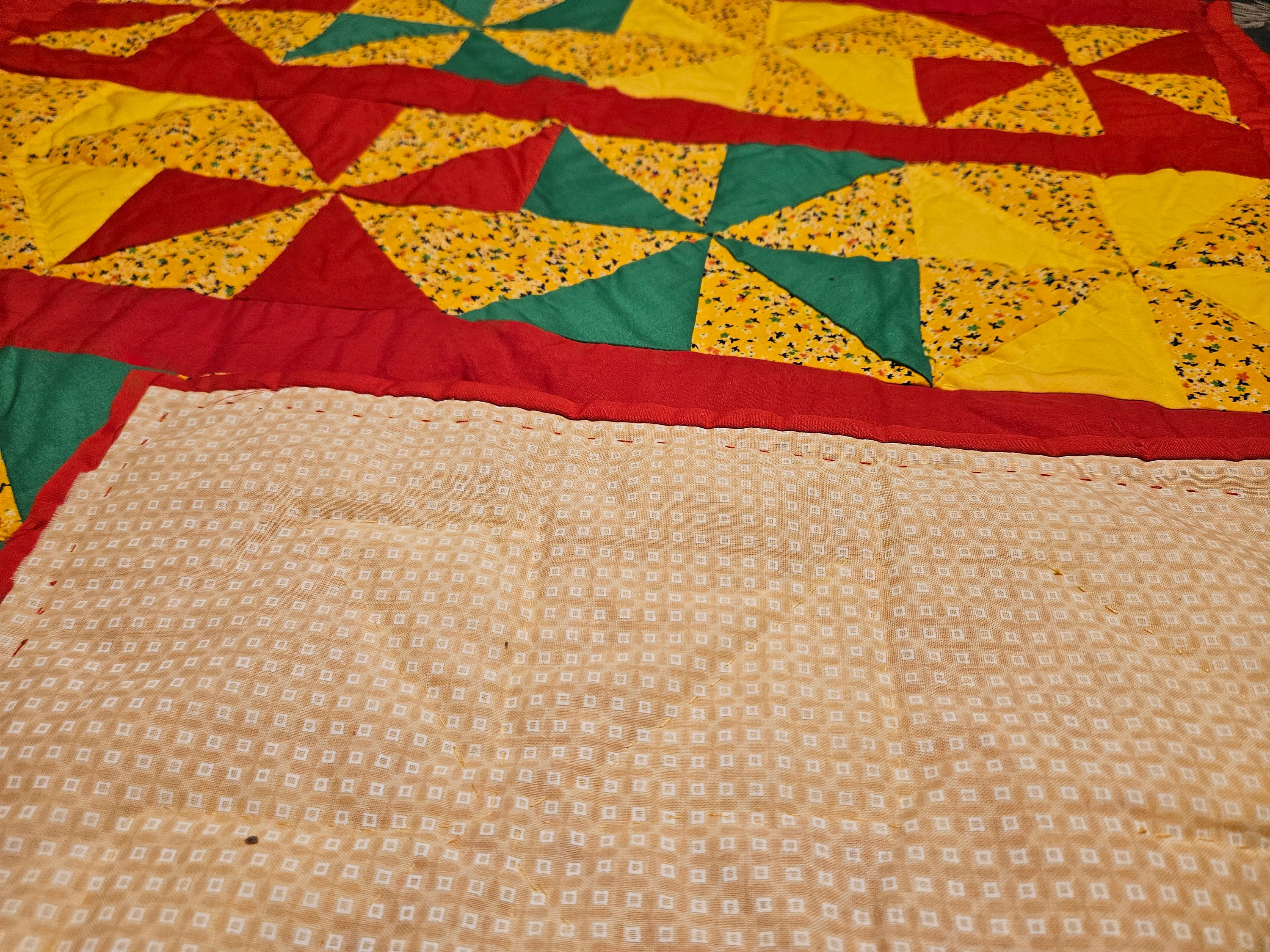 Pinwheel Throw Quilt - Etsy