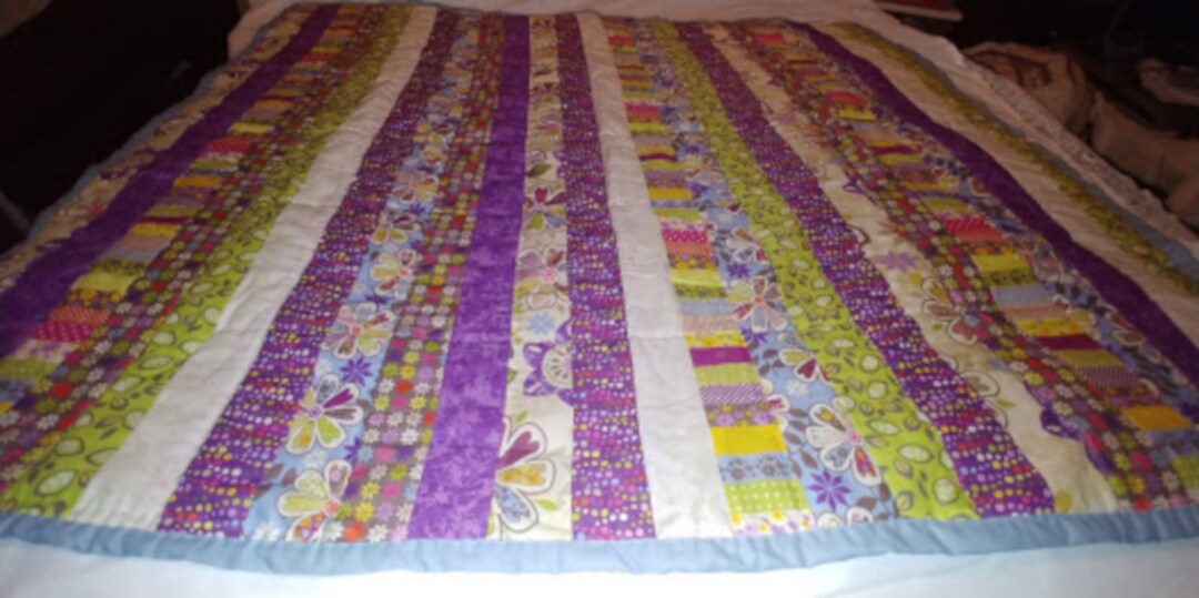 Jelly Roll Quilt, Jell Roll , Lap Quilt - Etsy