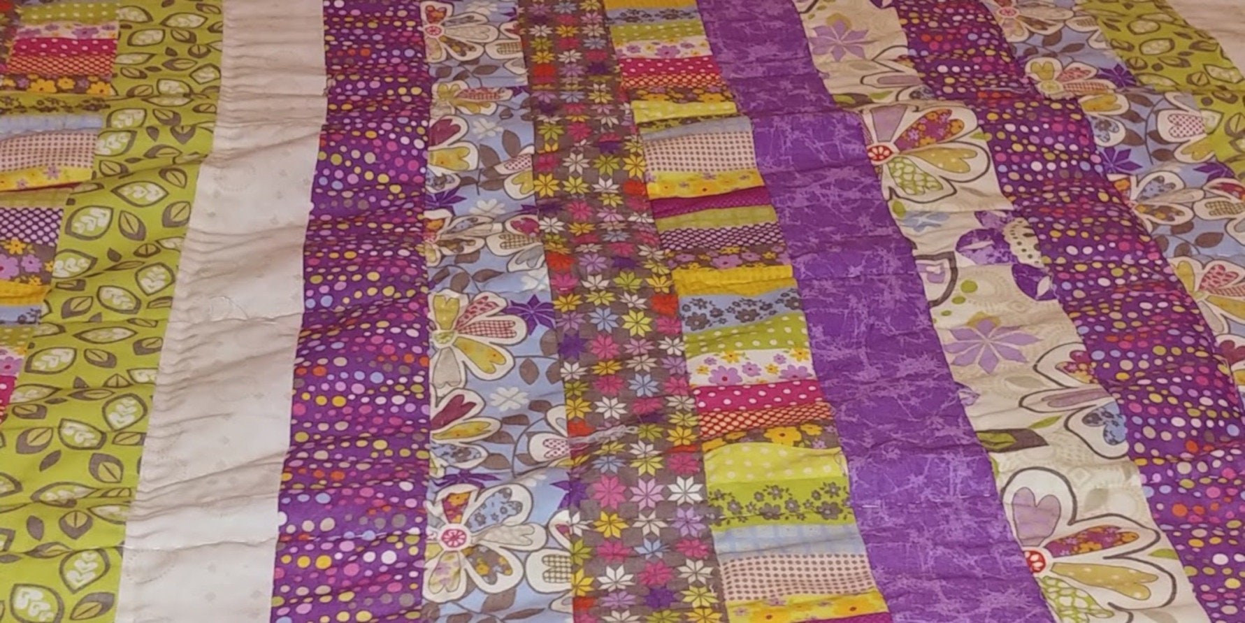 Jelly Roll Quilt, Jell Roll , Lap Quilt - Etsy