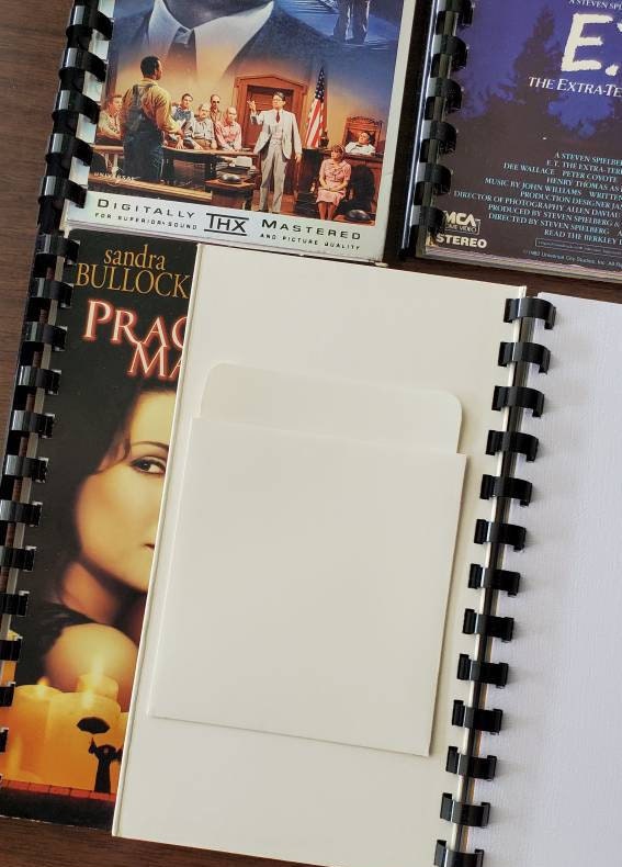 VHS Notebook, Recycled/repurposed VHS Box Original Case Upcycled ...