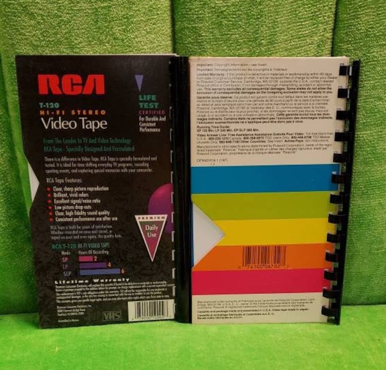 VHS Notebook, Recycled/repurposed VHS Box Original Case Upcycled ...