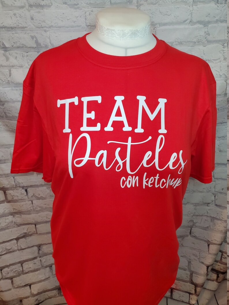 Team Pasteles Con Ketchup Shirt Pasteles Shirt Puerto - Etsy