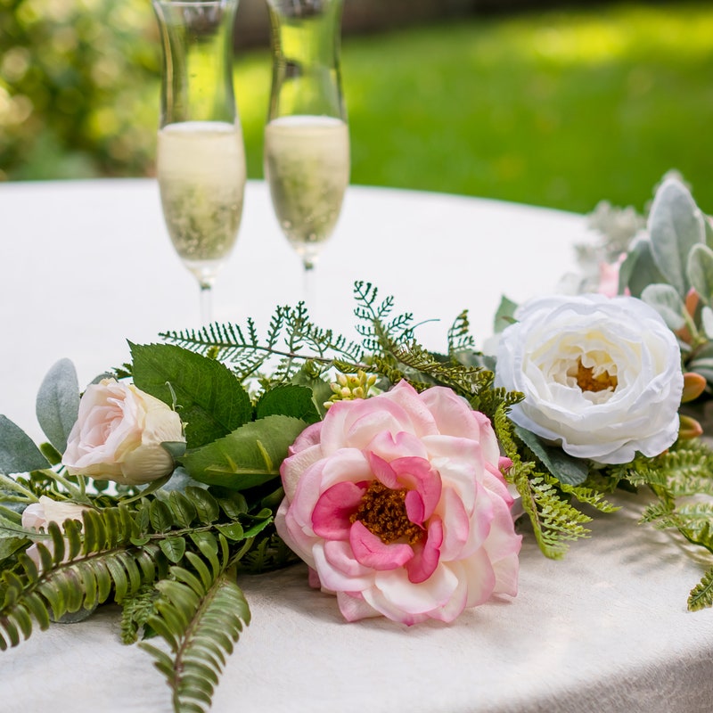 Flower Table Garland - Etsy