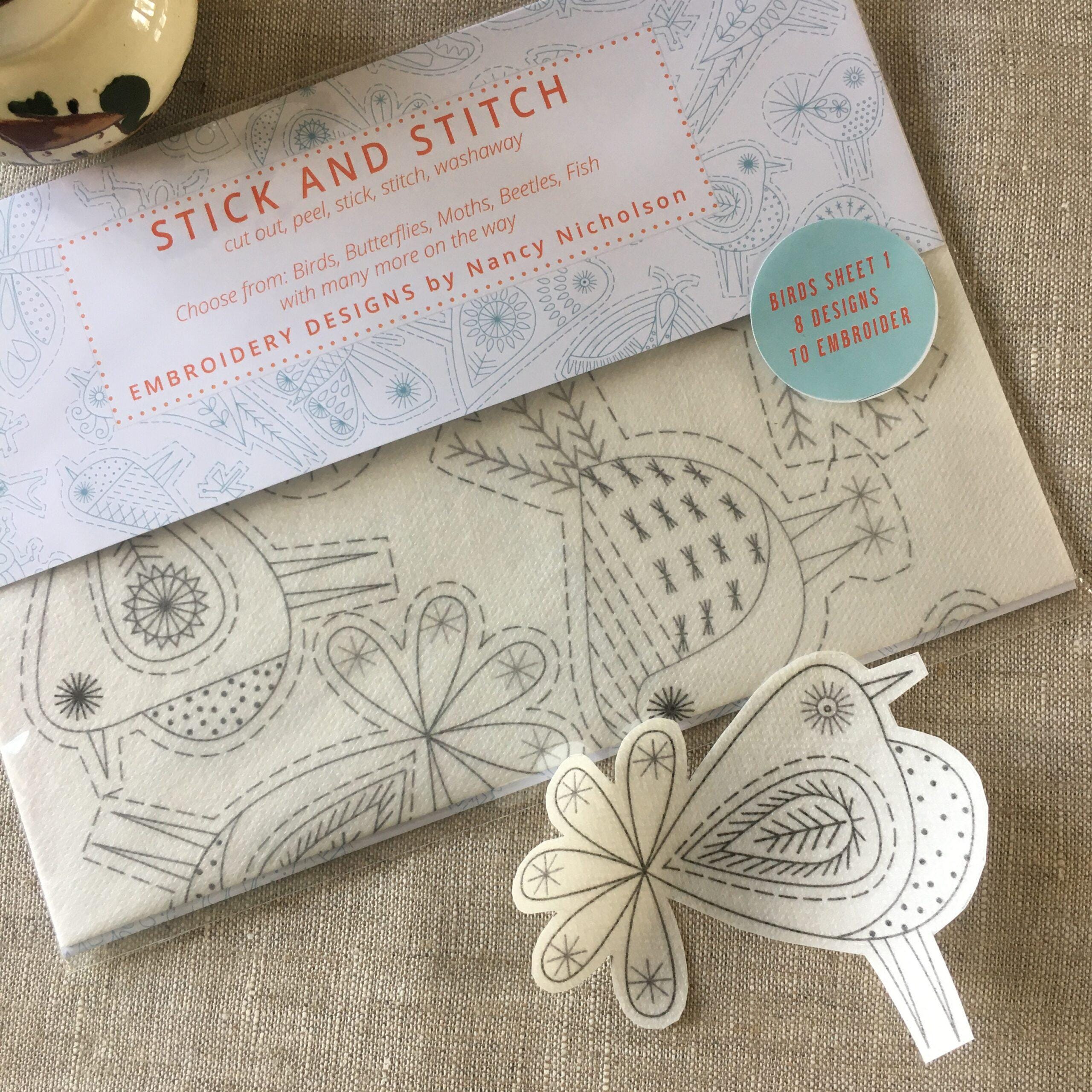 Tracing Paper Water-Soluble Stick And Stitch Stabilizer Sample Pack (3 ...