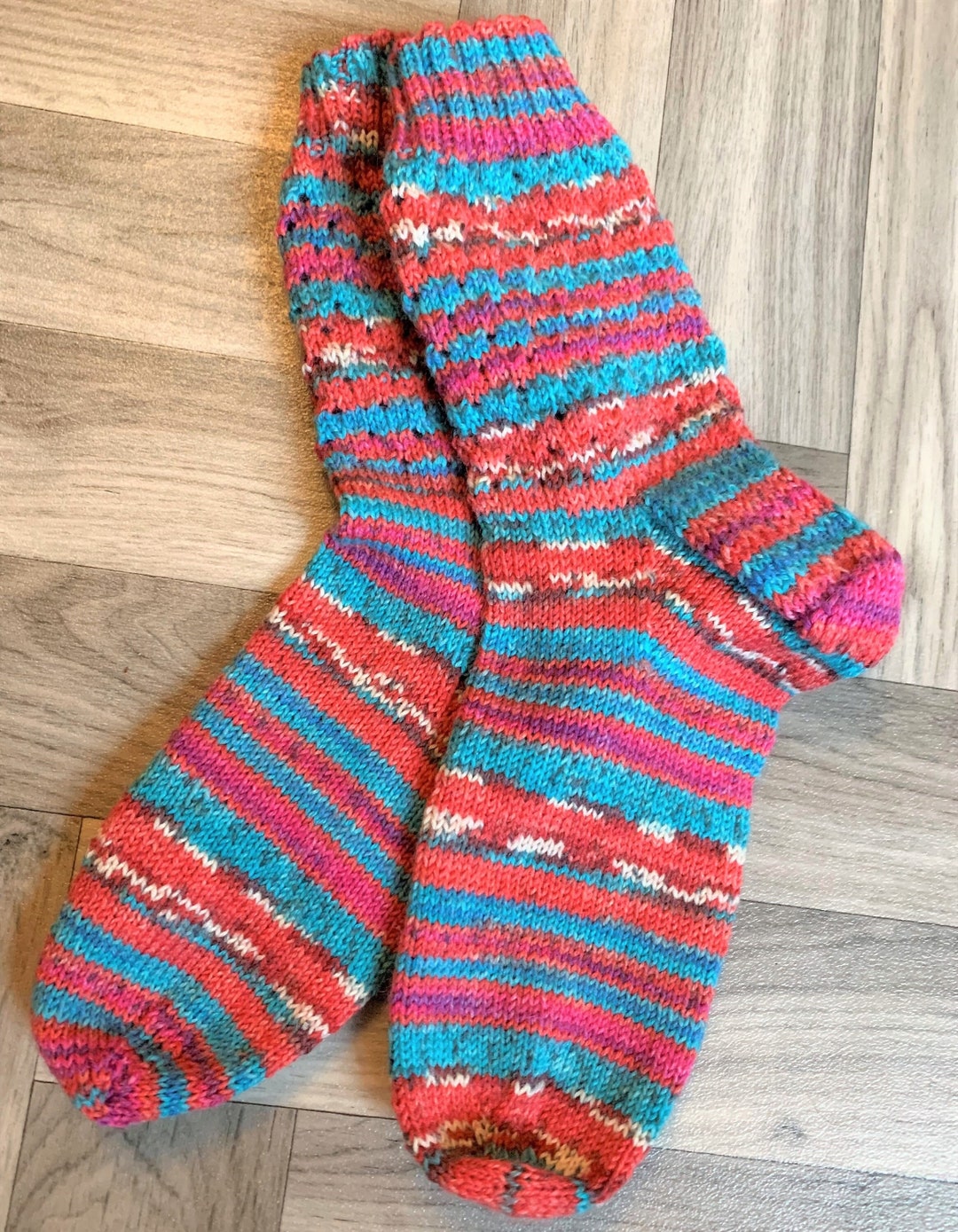 Lace Sock Knitting Pattern- Easy to Follow - Instant Download Pdf - Etsy