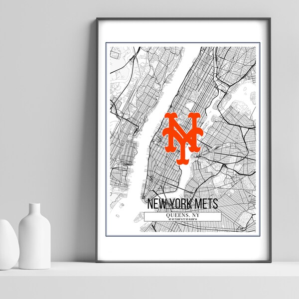 Mets Poster - Etsy