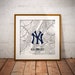 New York Yankees the Yankees MLB Baseball Poster Map - Etsy