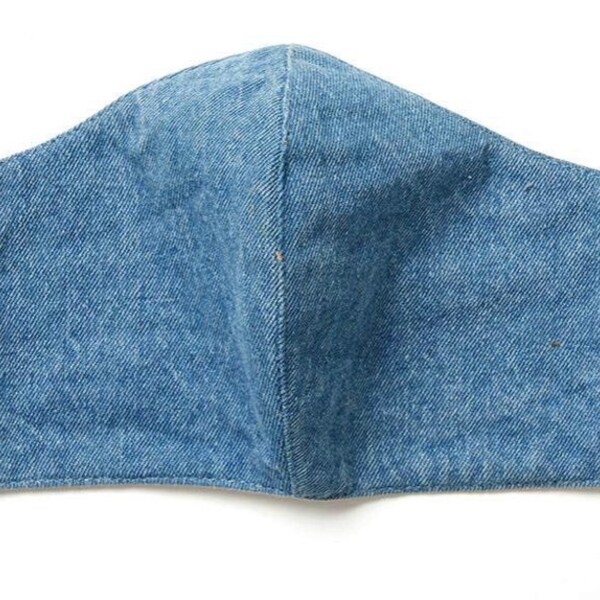 Denim Face Mask - Etsy