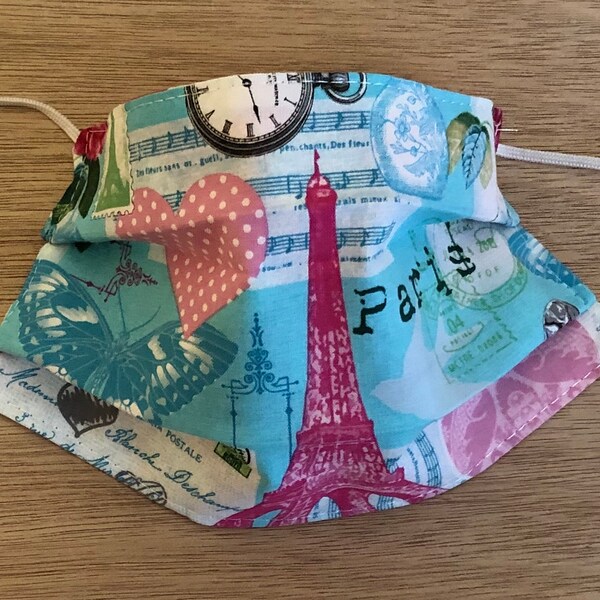 Eiffel Tower Face Mask - Etsy