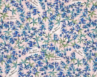 Bluebonnet Fabric | Etsy