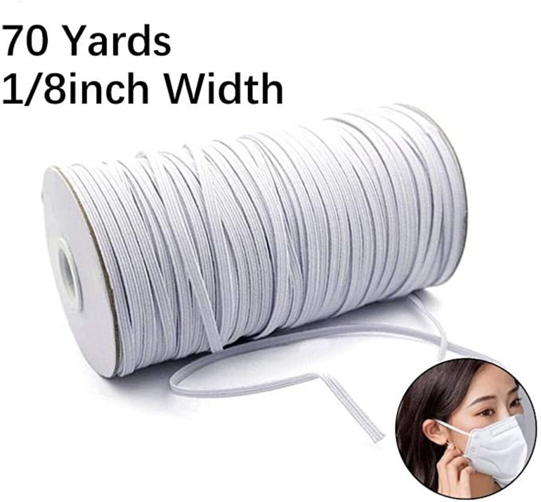 White Braided Elastic Cord Springy Rope for Sewing Crafts DIY - Etsy