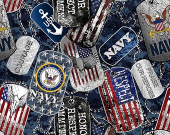 Us Navy Fabric | Etsy