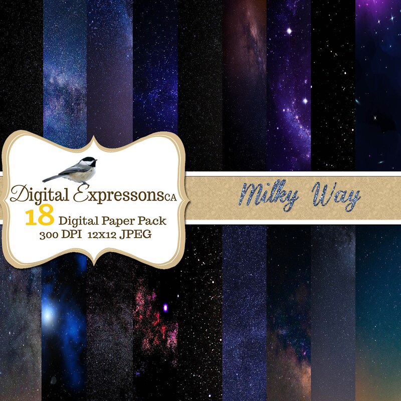 Starry Night Paper - Etsy