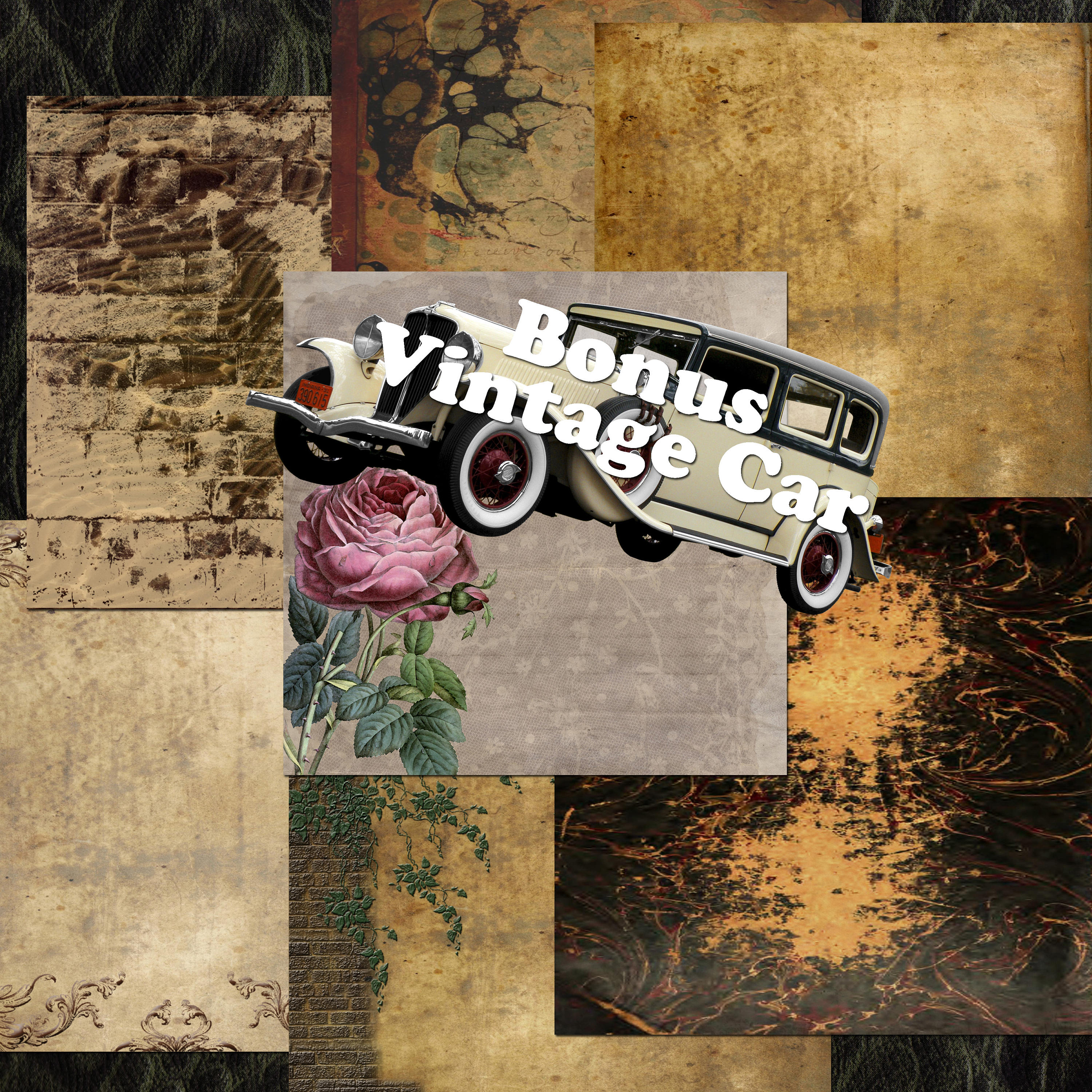 Grunge Digital Paper VINTAGE GRUNGE Scrapbook Paper Crafts - Etsy