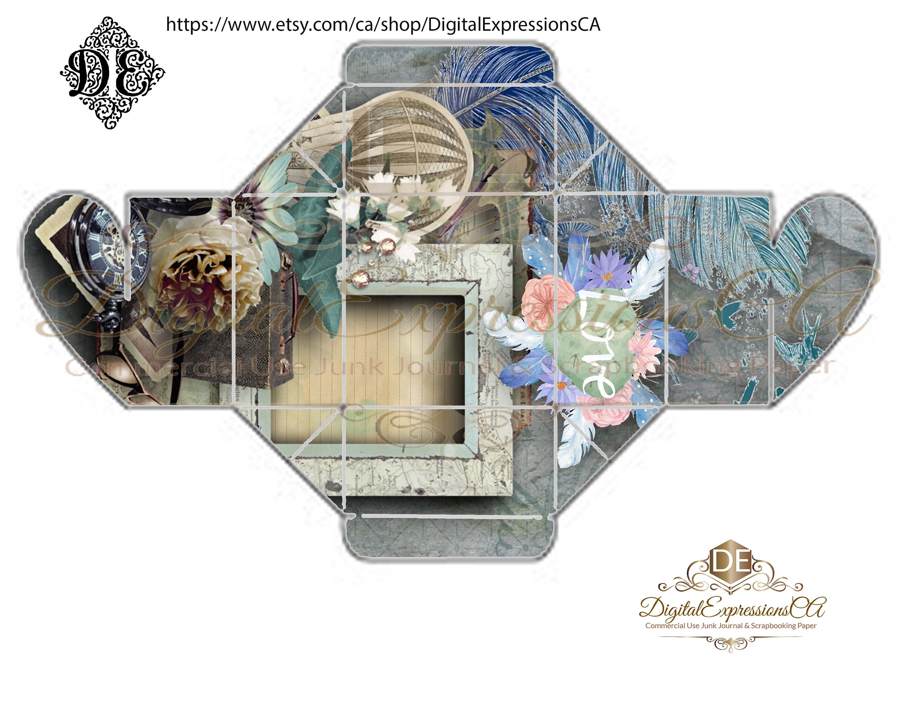 Vintage Grunge Junk Journal Embellishments Kit Vintage Grunge - Etsy