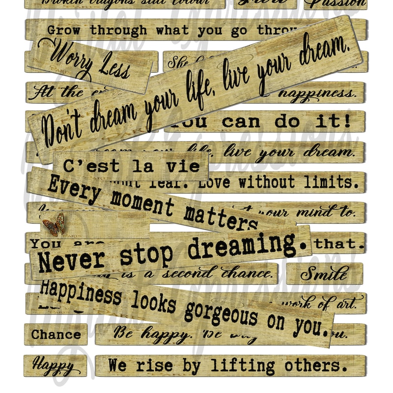 Inspirational Words - Etsy