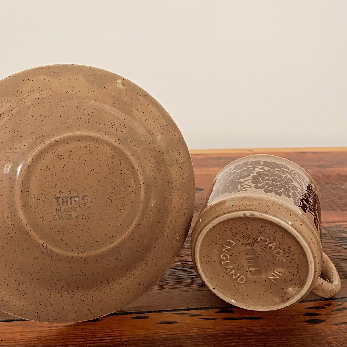 Vintage Tams Cup and Saucer - Etsy