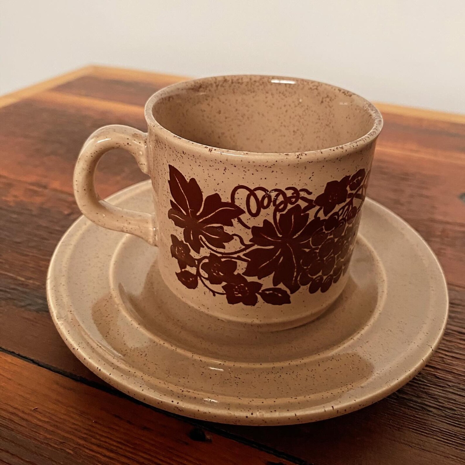 Vintage Tams Cup and Saucer - Etsy