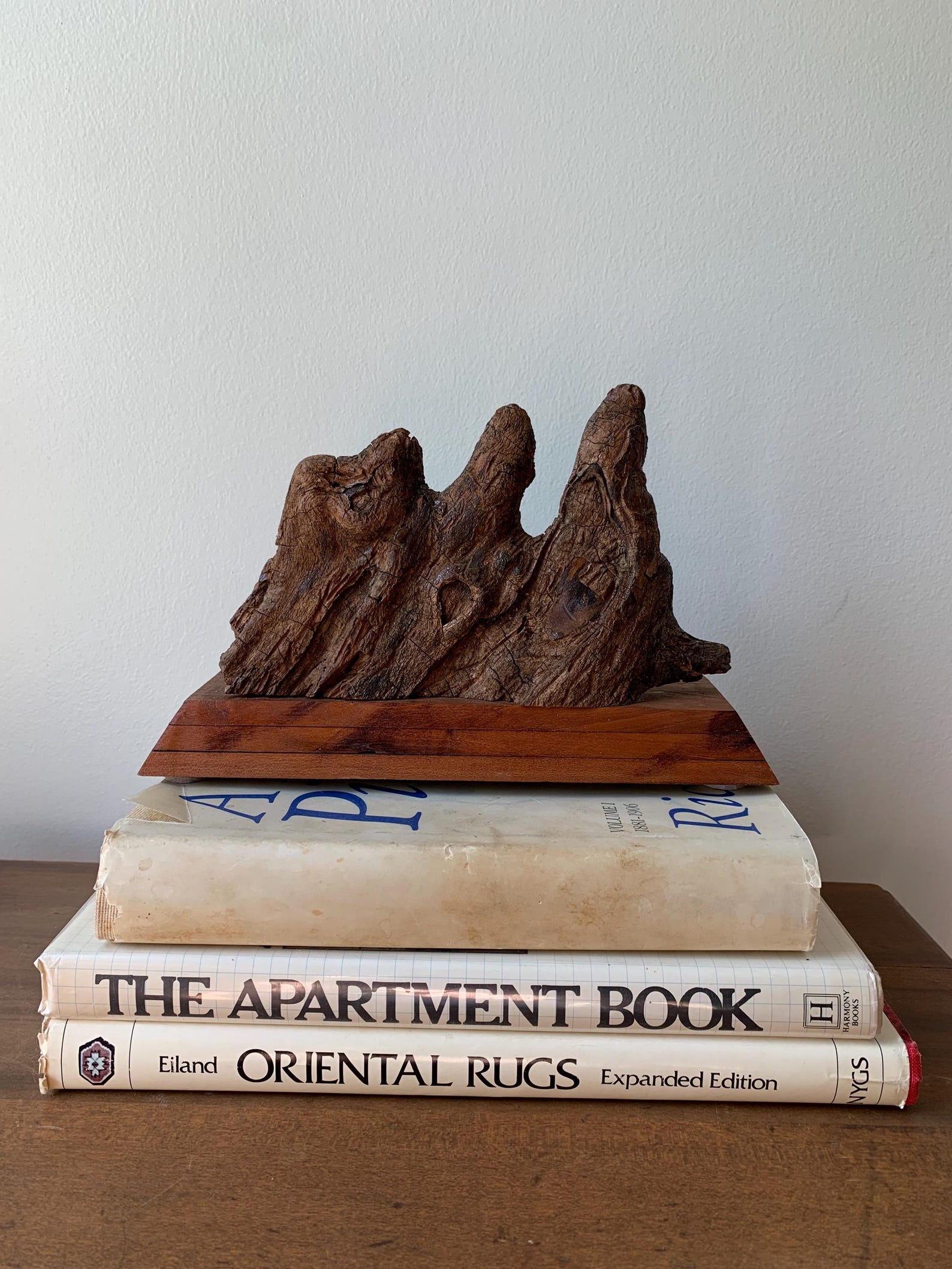 Handmade Cypress Knee Tree Natural Wood Decorative Sculpture Mounted on ...