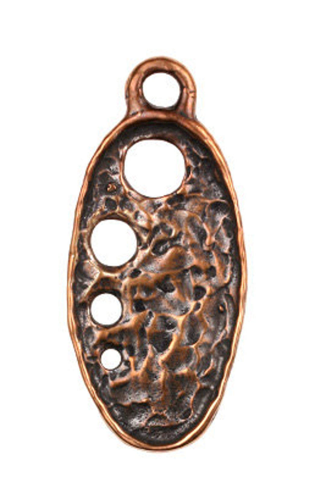 Oval Pendant With Openings solid Bronze ID: N055 - Etsy
