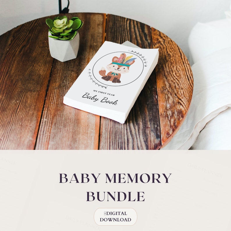 Baby Book Printable Baby Book Pages Baby Memory Book Baby - Etsy
