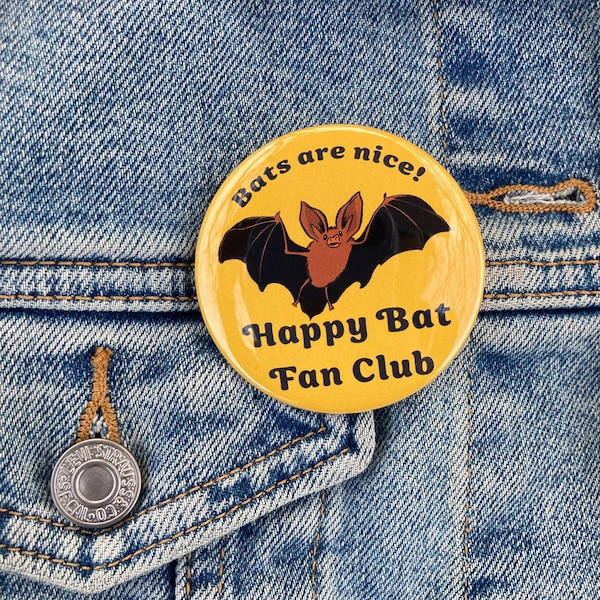 Bat Pin - Etsy