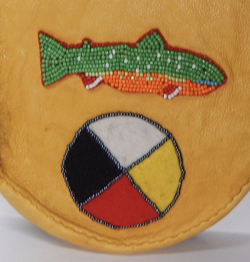 First Nation Large Soft Leather Pouch for Medicine or Drum - Etsy Canada