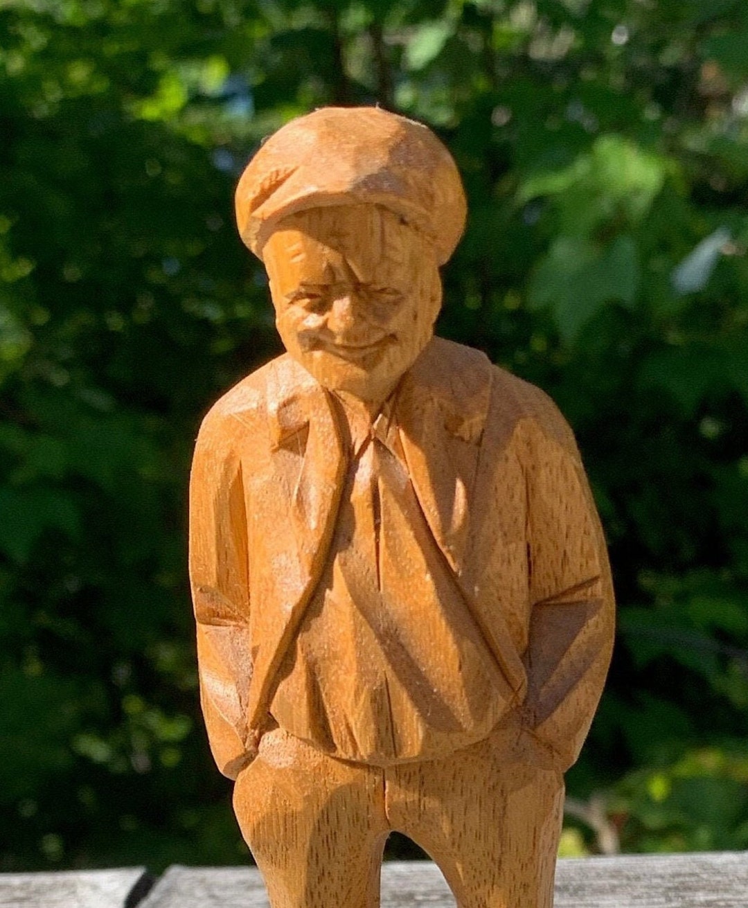 Vintage Quebec Folk Art Carving / Vintage P.E .caron Carving / Shore ...